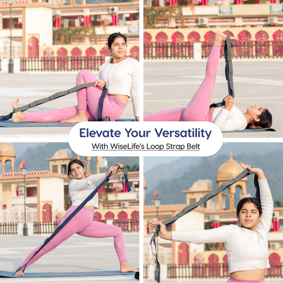 Loop Yoga Stretch Belt – wiselife.in