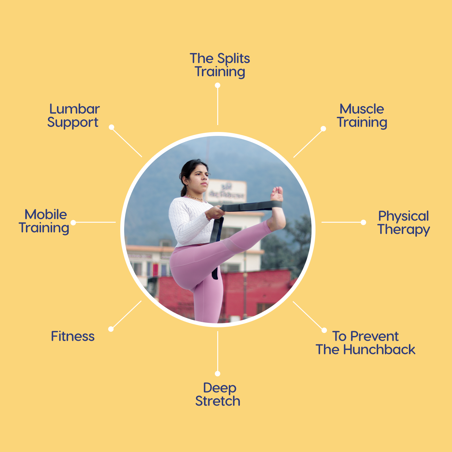 Loop Yoga Stretch Belt – wiselife.in